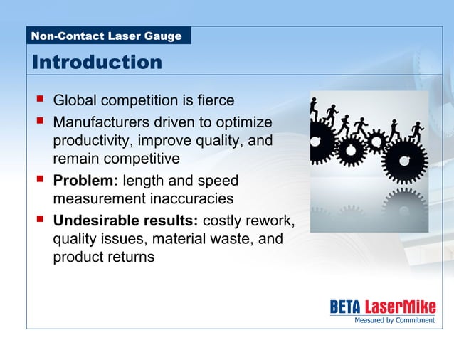 LaserSpeed: Intro to Non-Contact Length & Speed Measurement | PPT ...