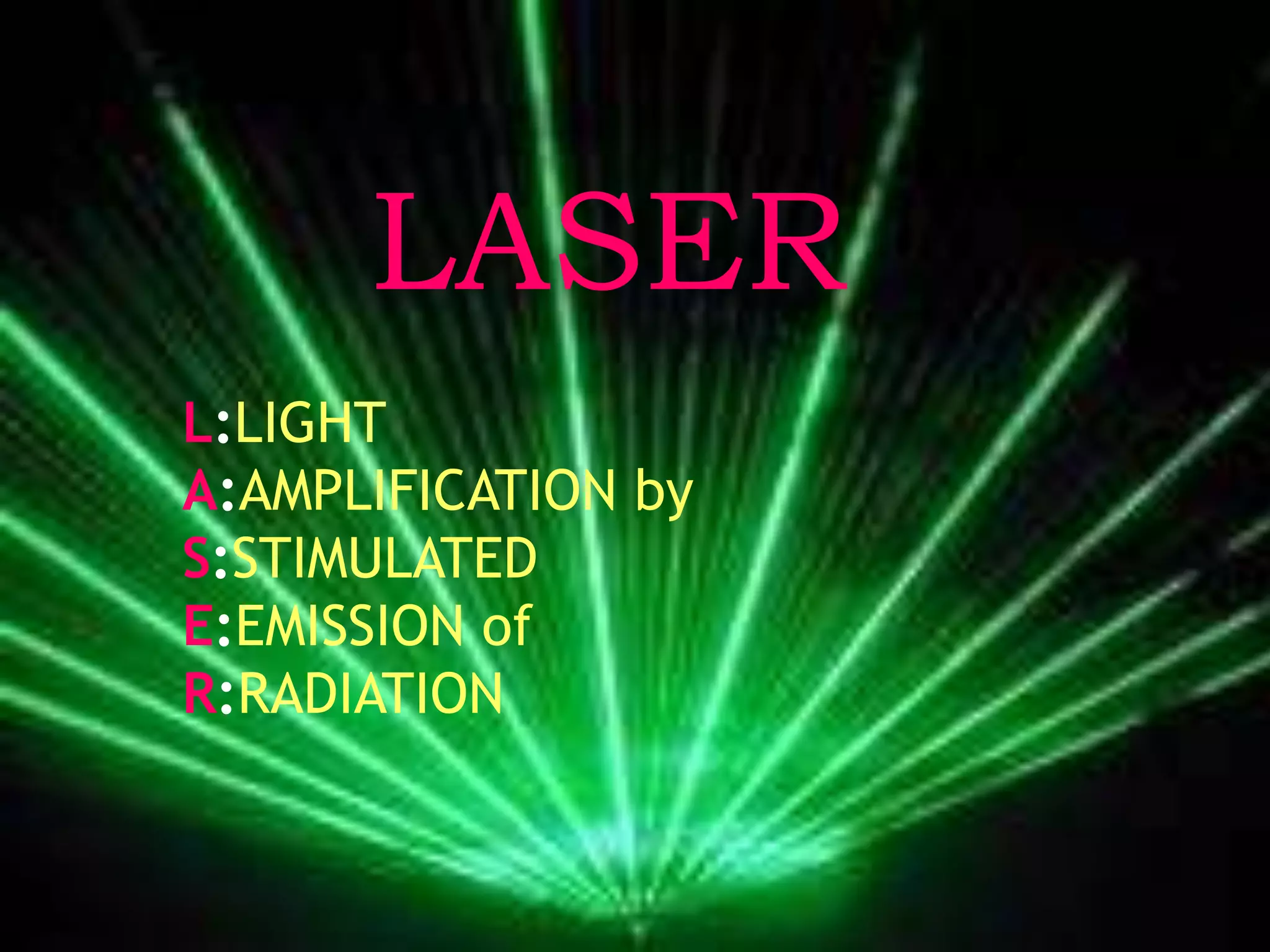 Lasers ppt by Dr. P D Shirbhate, . | PPT