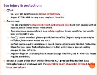 Laser surgery and anaesthesia | PPTX