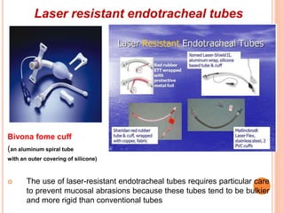 Laser surgery and anaesthesia | PPTX