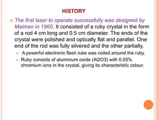 Laser surgery and anaesthesia | PPTX