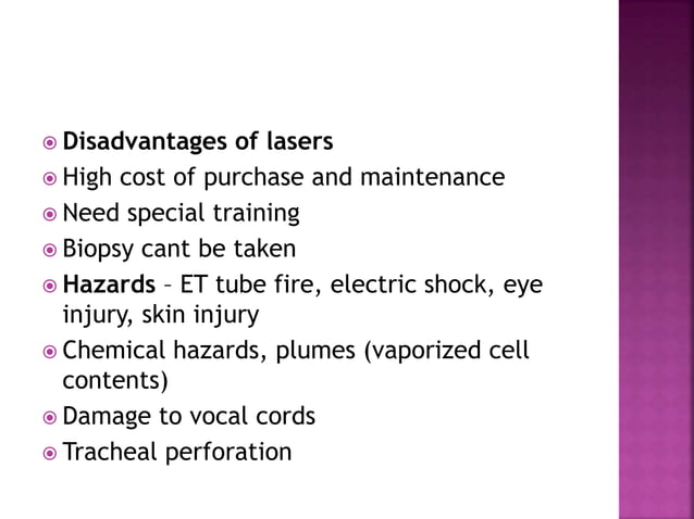 Laser surgery and cryosurgery in ENT | PPTX