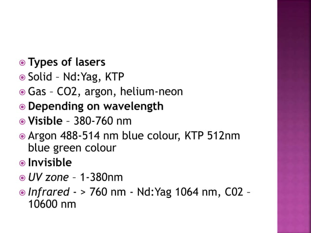 Laser surgery and cryosurgery in ENT | PPTX