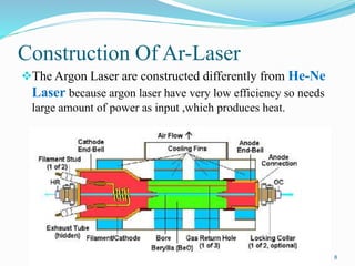 Argon and He-Cd Laser | PPTX
