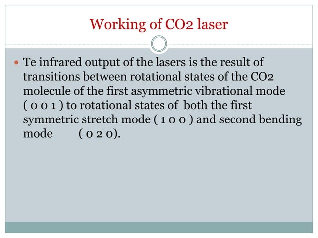 CO2 and N2 Lasers | PPTX | Chemistry | Science