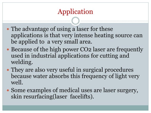 CO2 and N2 Lasers | PPTX | Chemistry | Science