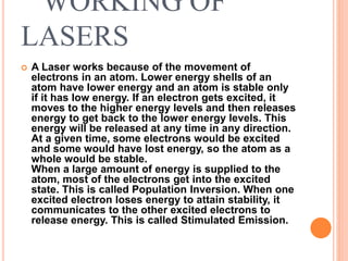 Laser Technology - Basics & Applications | PPTX
