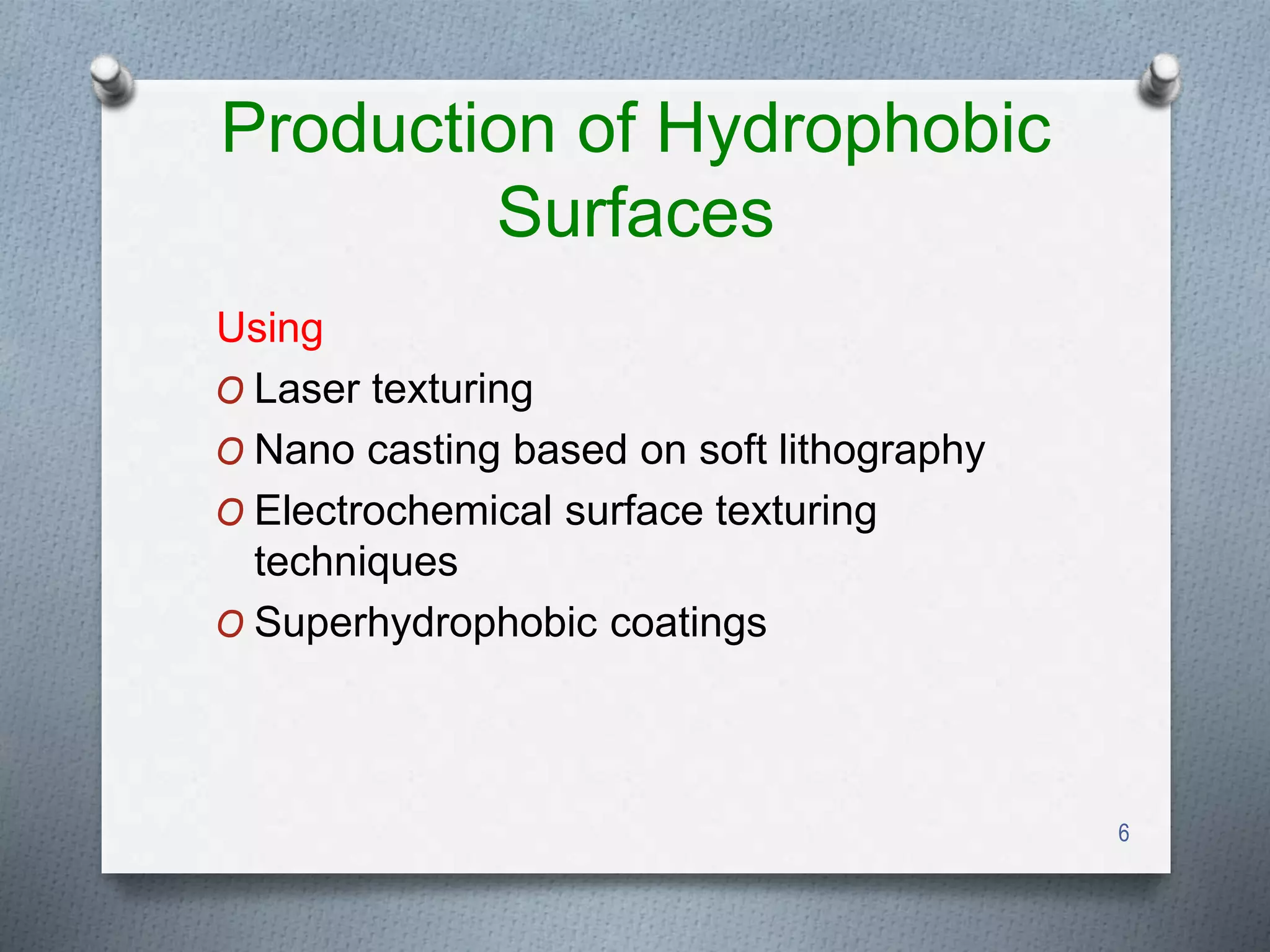 Laser texturing and applications | PPTX