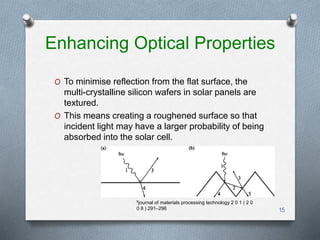 Laser texturing and applications | PPTX