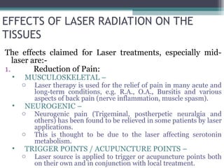 LASER THERAPY for physiotherapy students | PPT