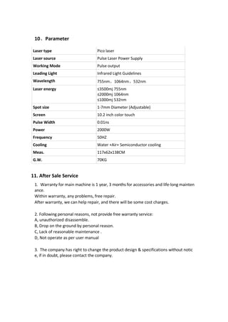 Laser therapy device user manual en | PDF