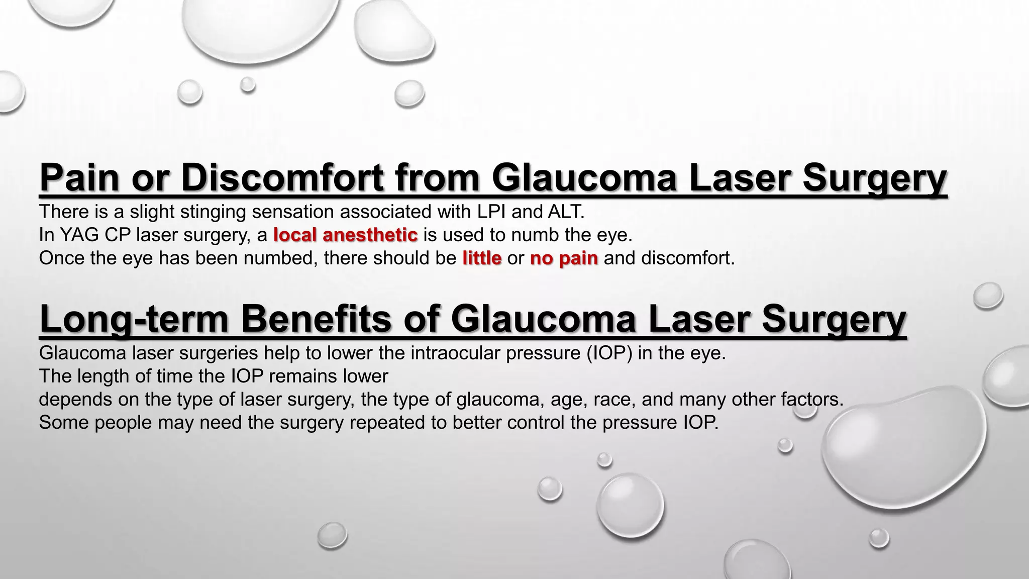 Laser therapy in glaucoma | PPTX
