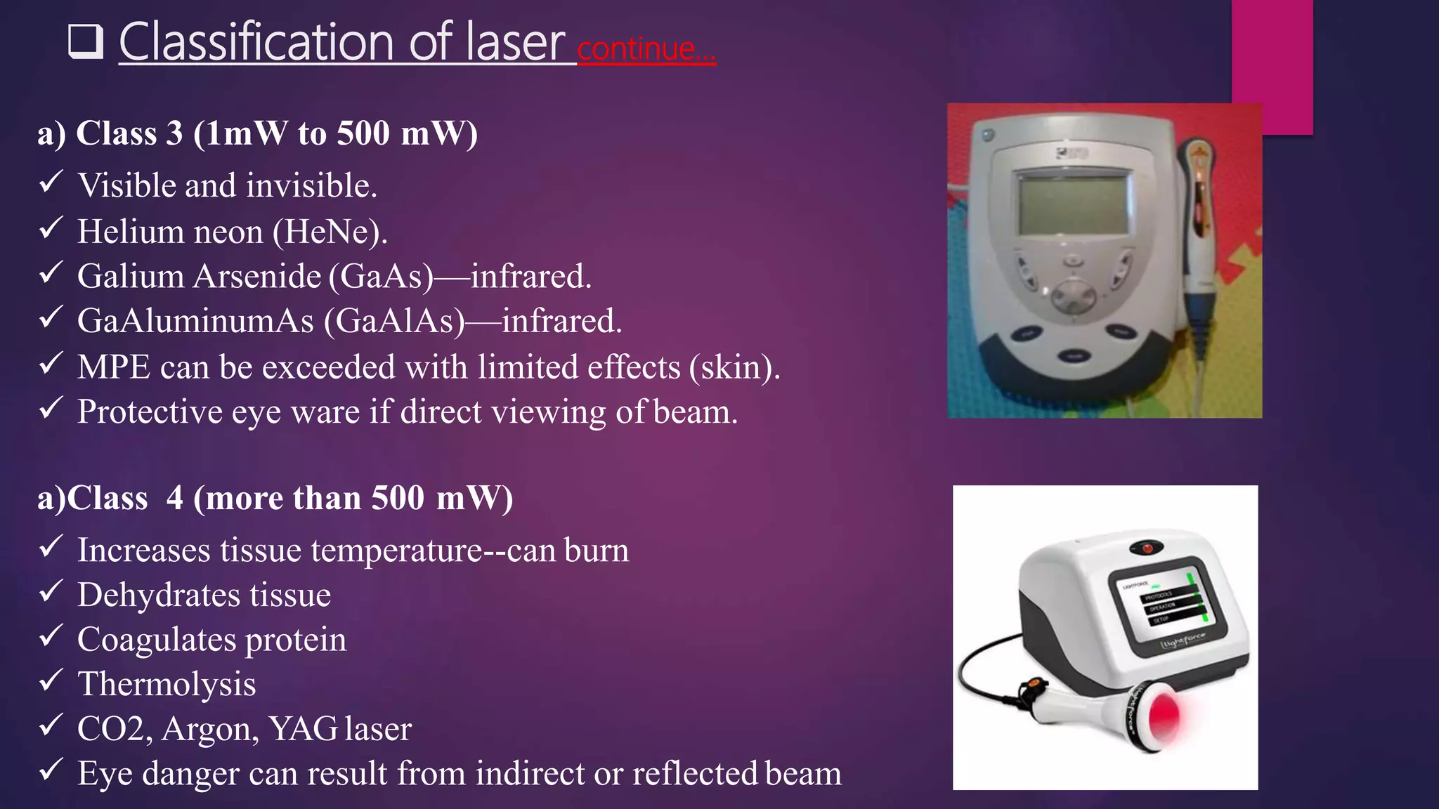 Laser therapy (physiotherapy) | PPTX