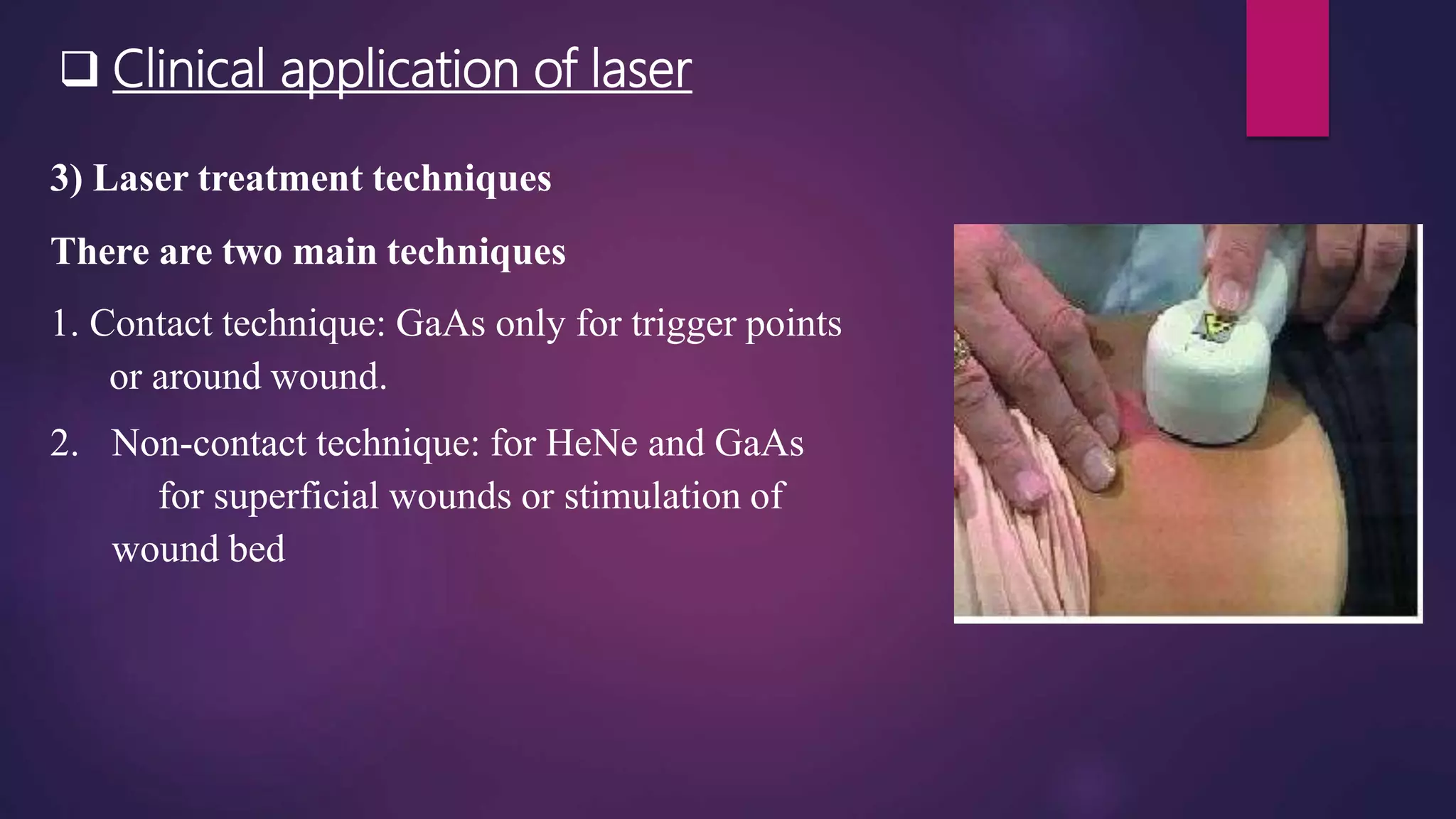 Laser therapy (physiotherapy) | PPTX