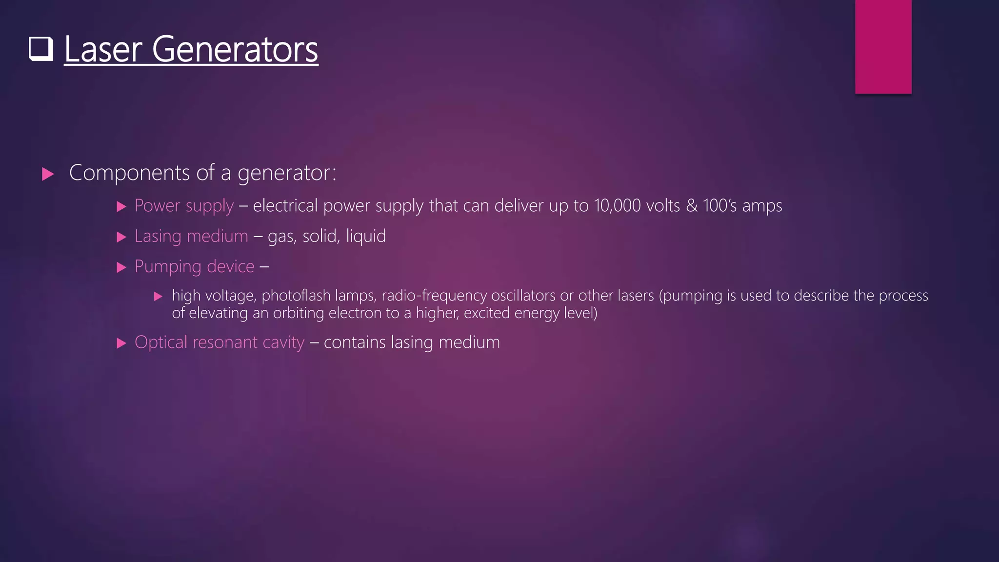 Laser therapy (physiotherapy) | PPTX