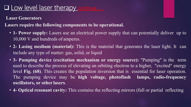 Laser therapy (physiotherapy) | PPTX