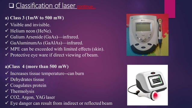 Laser therapy (physiotherapy) | PPTX