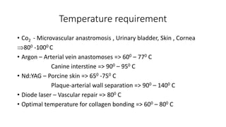 Laser tissue welding own prep | PPT