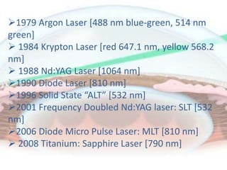 Laser trabeculoplasty | PPTX