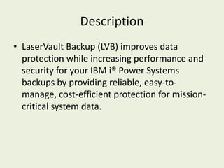 Laser vault backup | PPT