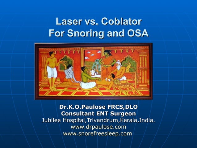Laser Versus coblator | PPT