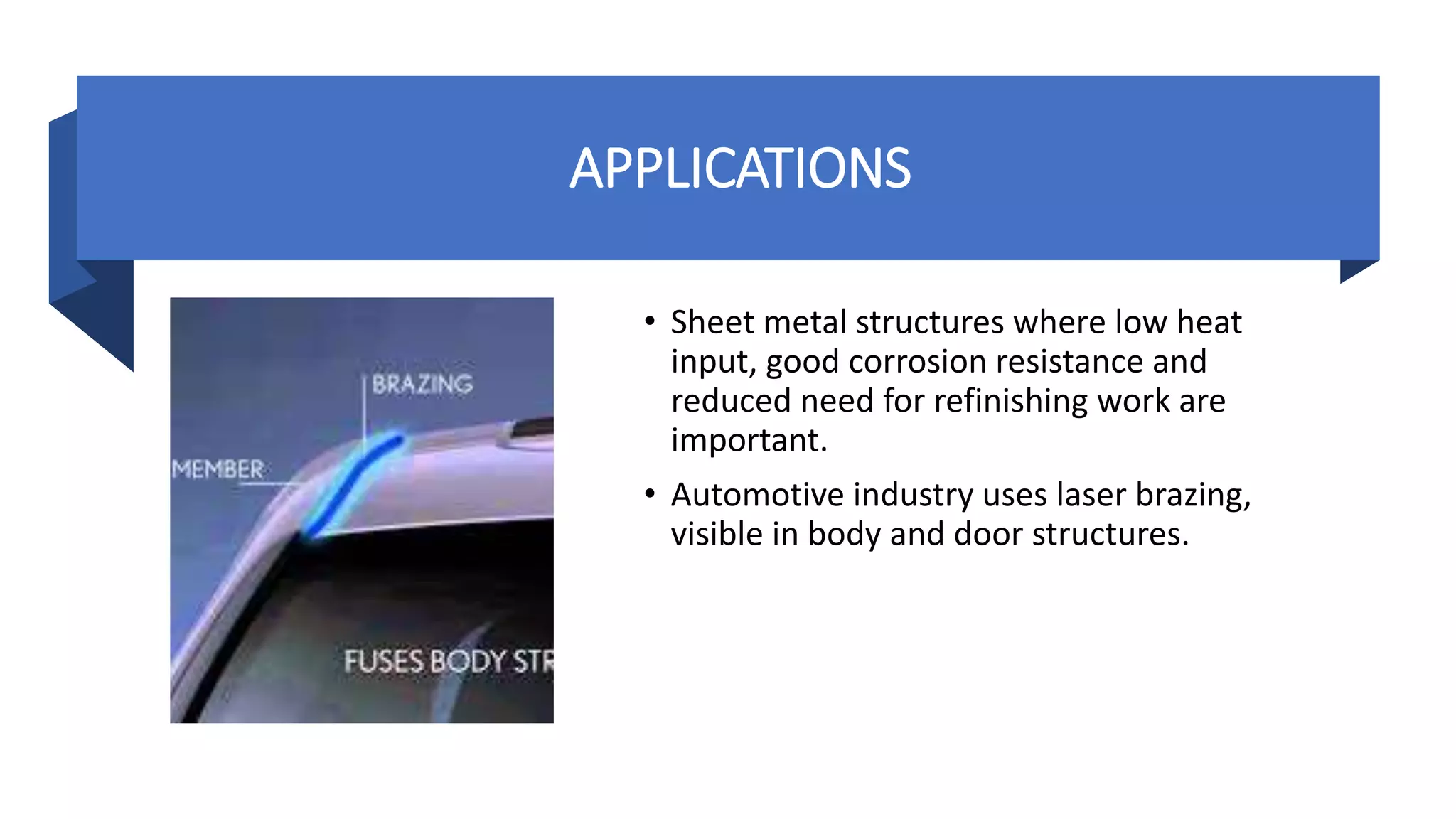 Laser welding and brazing | PPTX