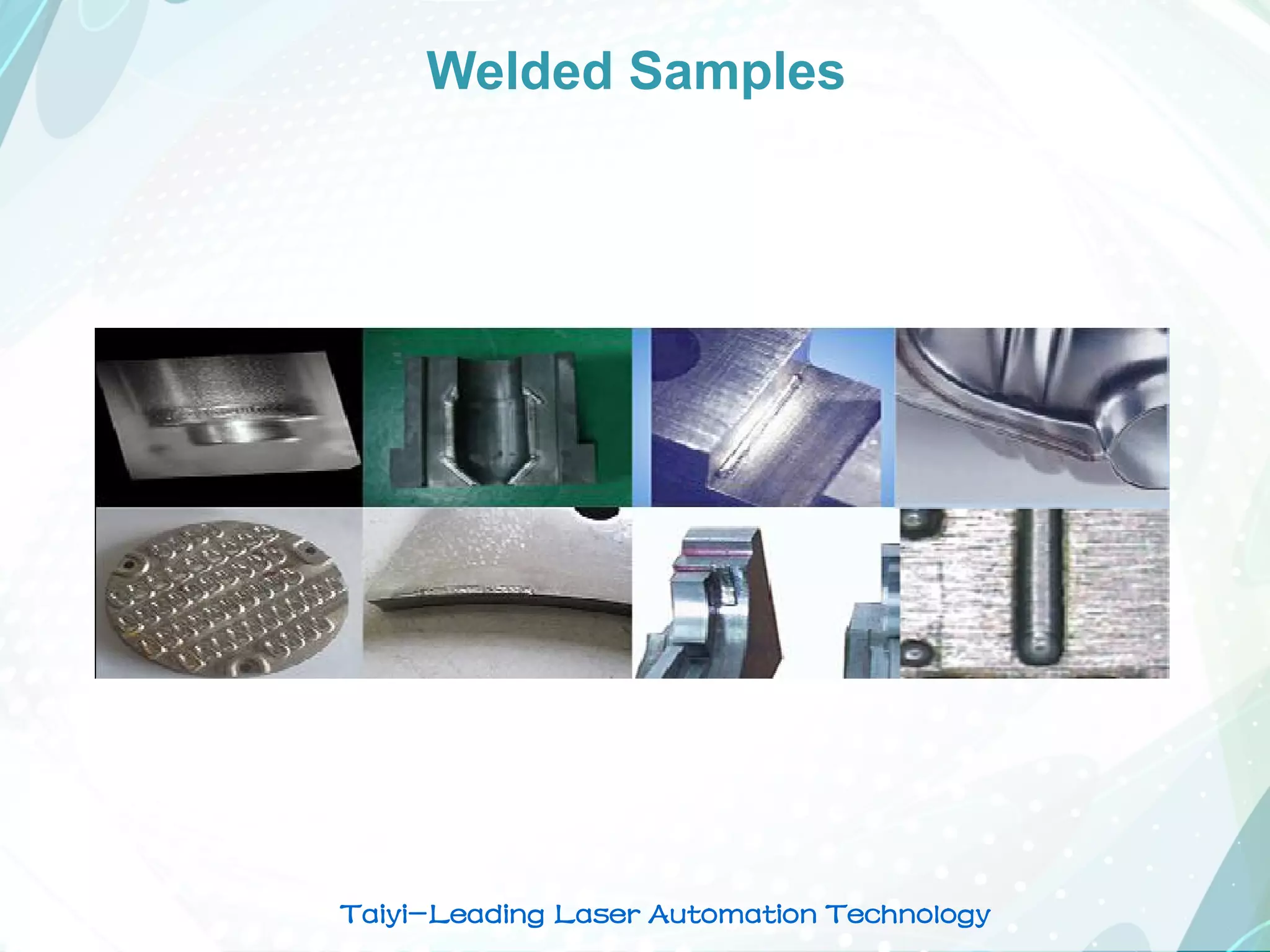 Laser welding machine catalog from taiqi machine factory | PDF