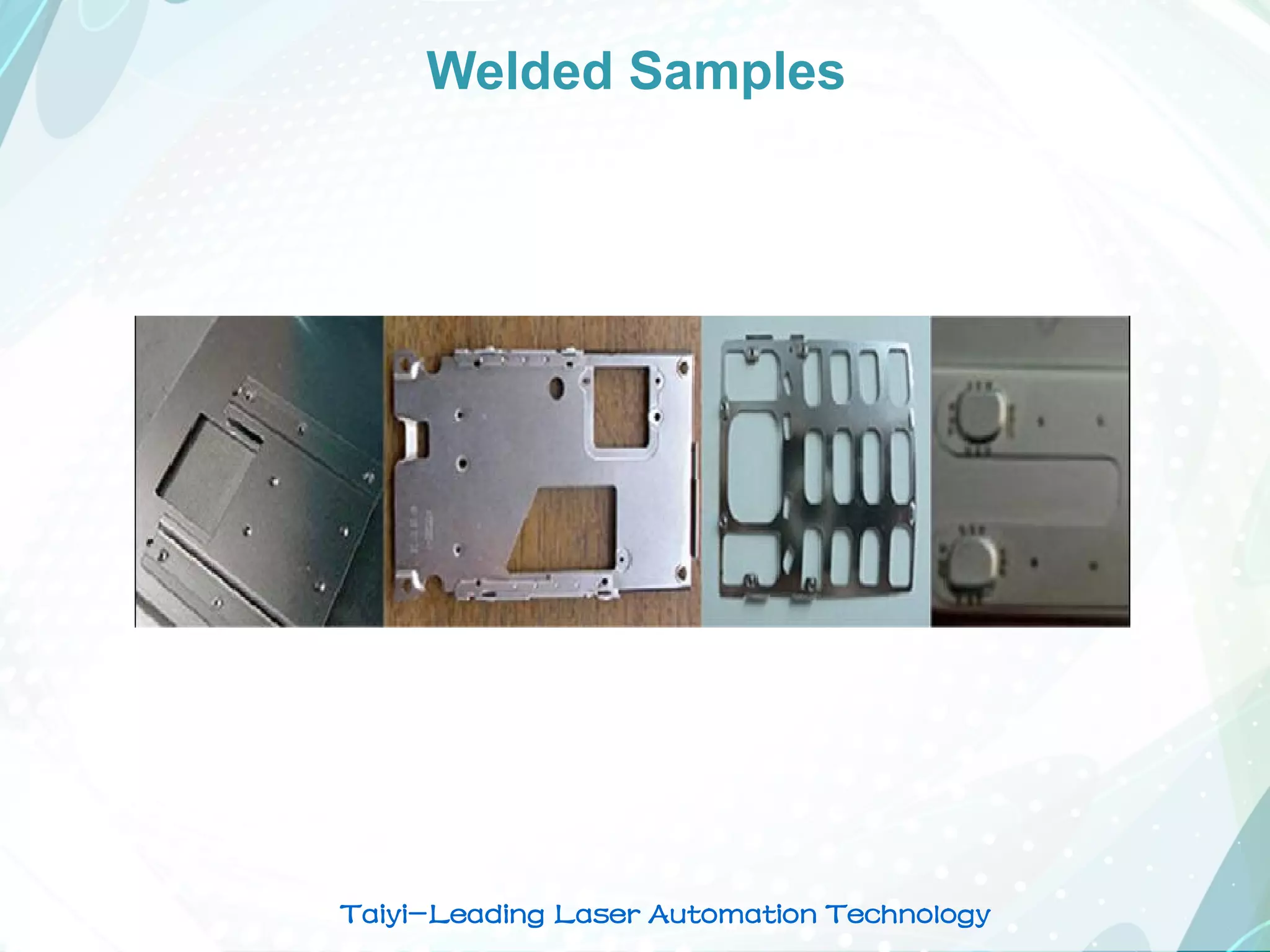 Laser welding machine catalog from taiqi machine factory | PDF