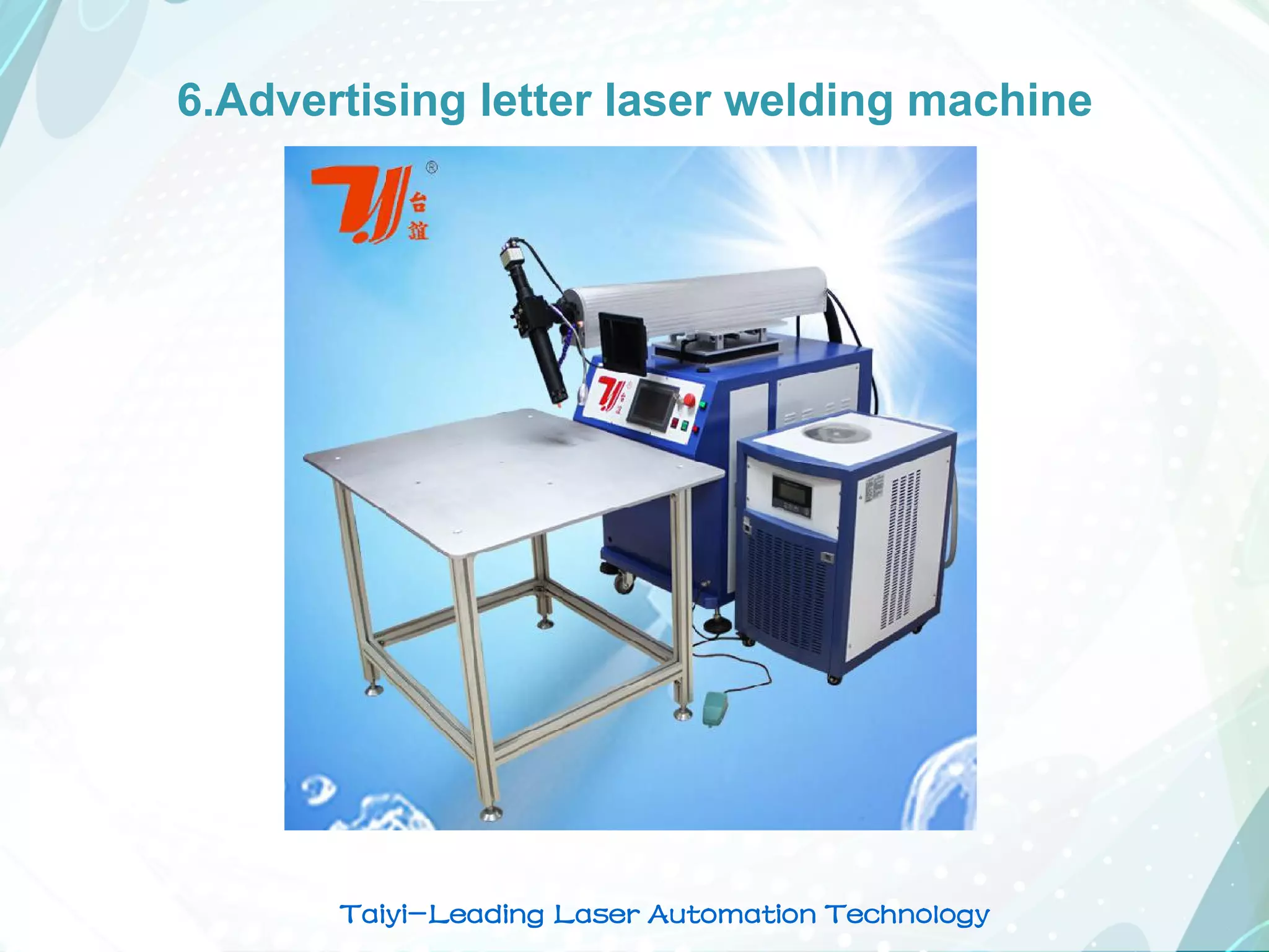 Laser welding machine catalog from taiqi machine factory | PDF