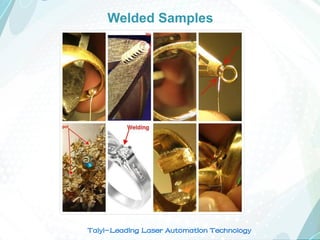 Laser welding machine catalog from taiqi machine factory | PDF