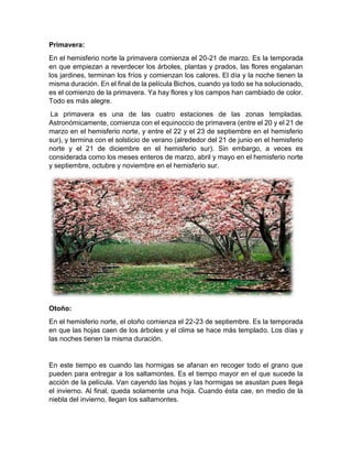 Las estaciones | PDF