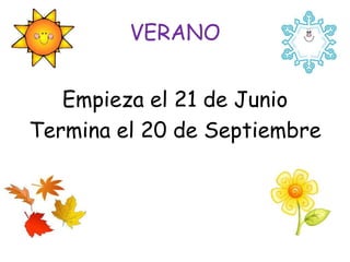 Las estaciones del año | PPT