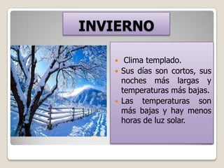 Las estaciones del año | PPTX