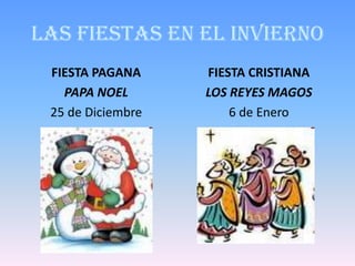 Las estaciones y sus celebraciones | PPTX