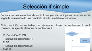 Las estructuras de control en la programación | PPTX