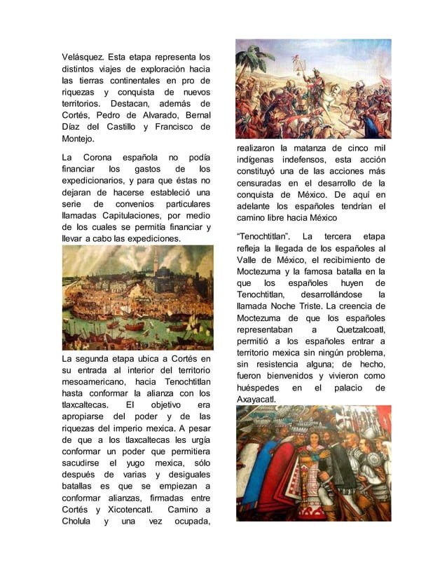 Conquista espiritual y material de México Storyboard - buckknives.blog