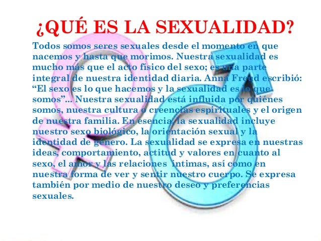 La Sexualidad