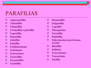 La Sexualidad Y Sus Alteraciones | PPT