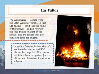 Las Fallas Presentation- Spanish festival | PPTX