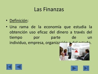 Las finanzas | PPTX