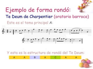 Las formas musicales, tipos y rasgos musicales | PDF