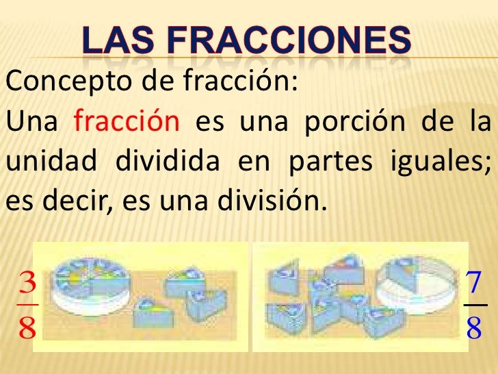 Las fracciones