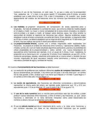 Las fracciones en_la_educación_primaria (con ejemplos de libro) | PDF