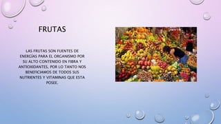 Las frutas | PPTX