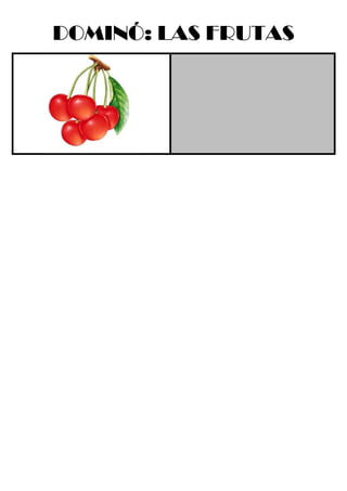 Dominó de las frutas | DOC