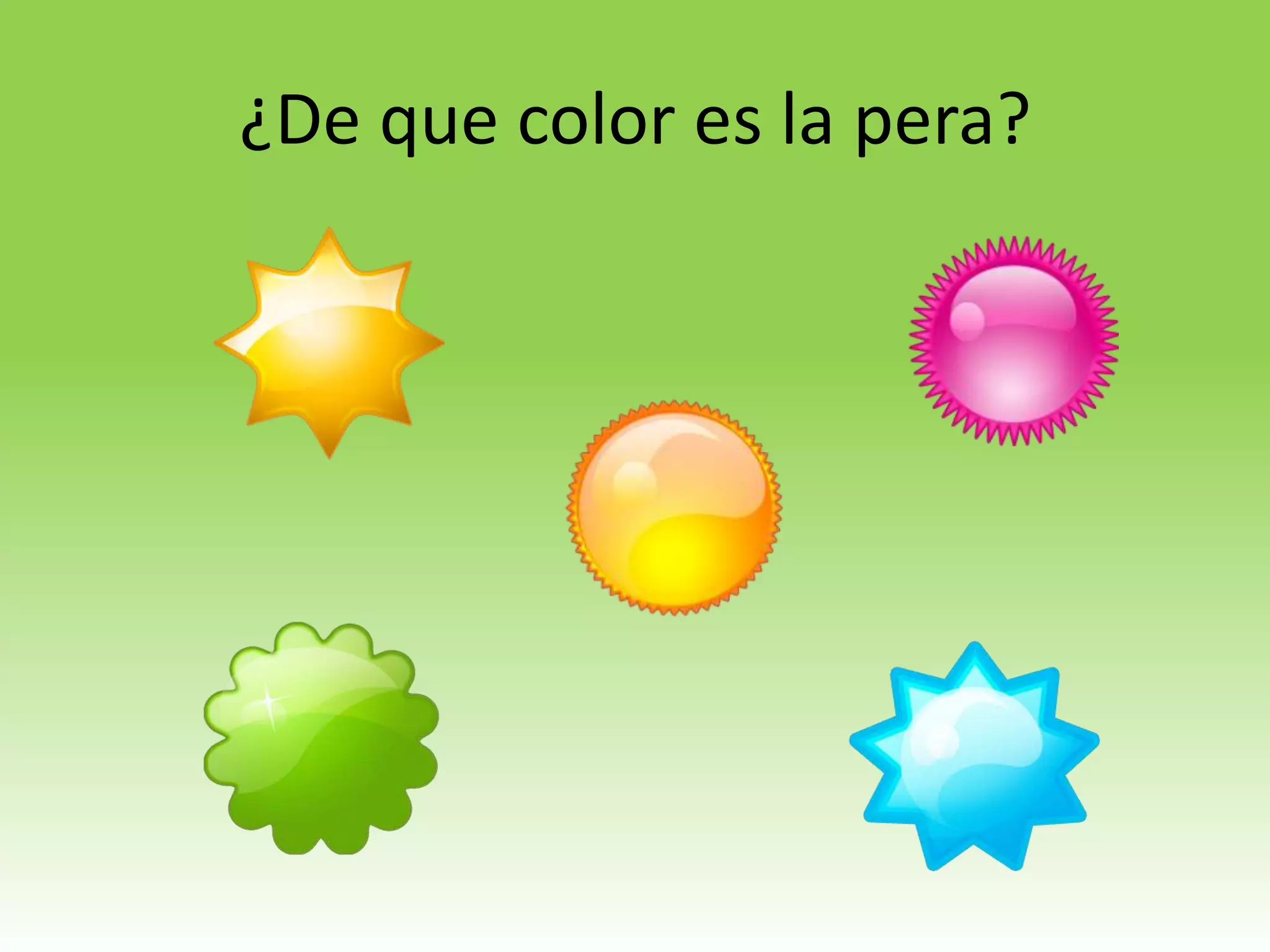 Las frutas y los colores | PPTX