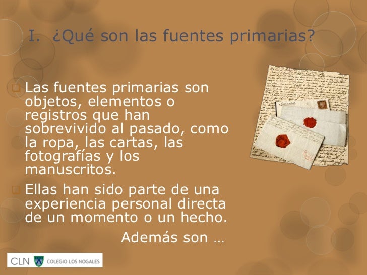 Fuentes Primarias