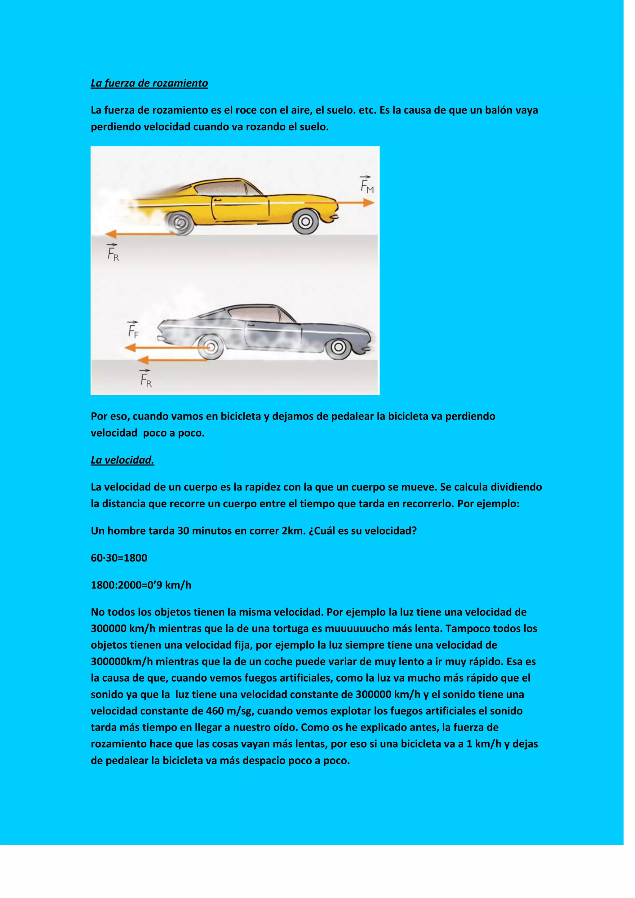 Las fuerzas y el movimiento | PDF