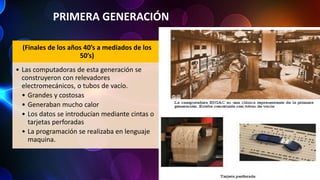 Las generaciones del computador | PPTX