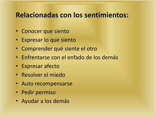 Las habilidades sociales | PPTX